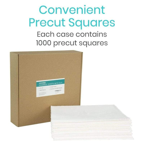 Headrest Paper Sheets - 1000 Sheets - Vive Health