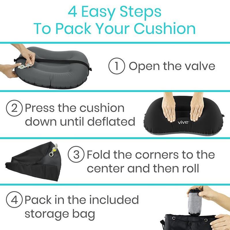 Inflatable Lumbar - Office Chair or Car Support — Vive Health