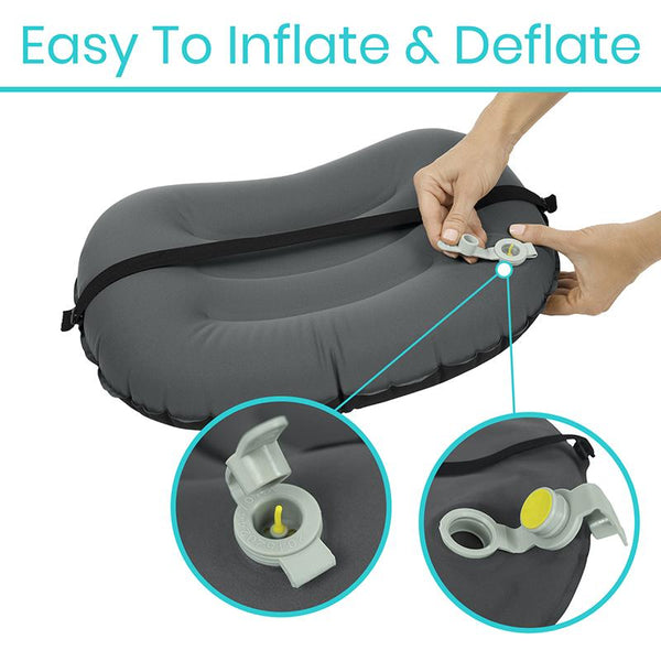 Inflatable Lumbar - Office Chair or Car Support - Vive Health