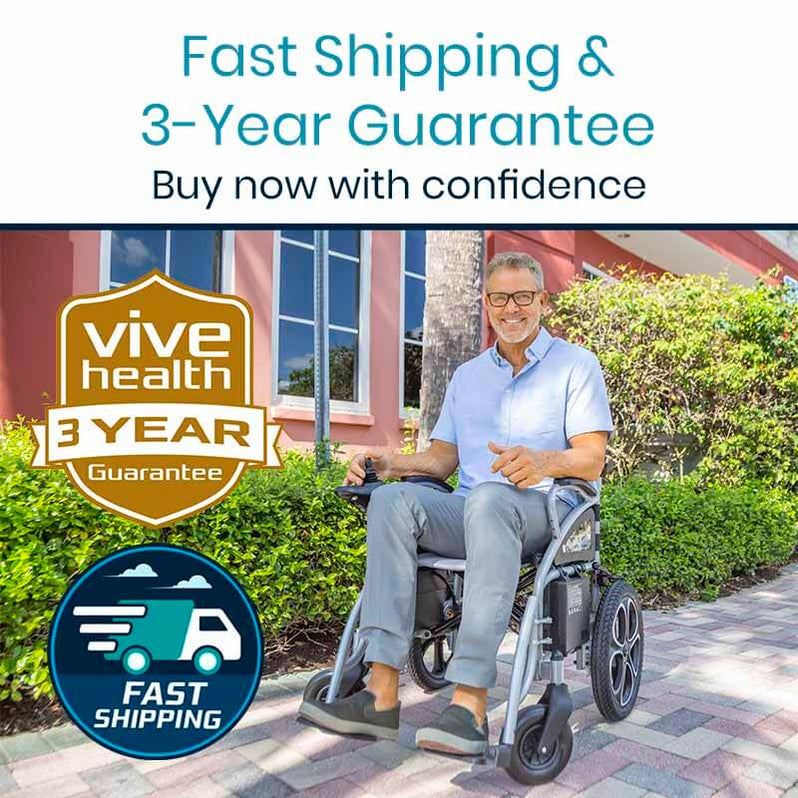 Lightweight Folding Electric Power Wheelchair — Vive Health