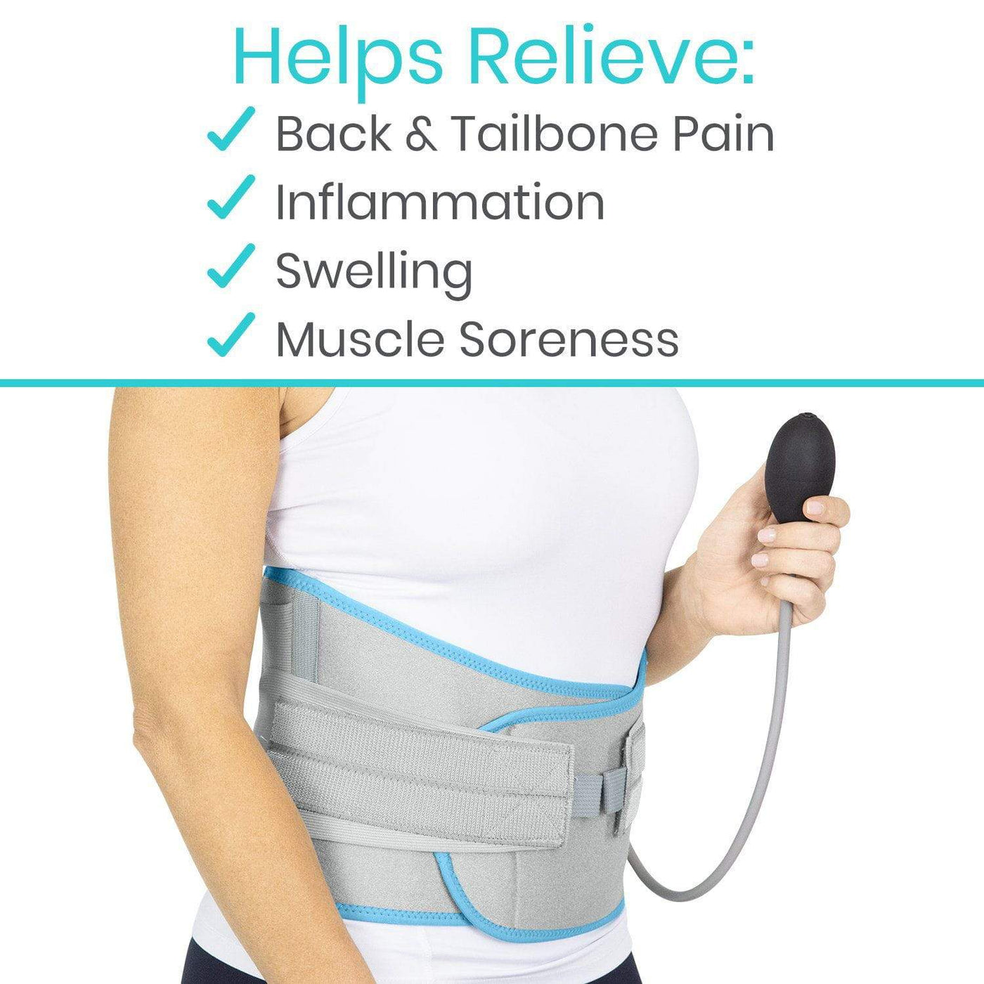 Lower Back Bundle - Includes Brace, Ice Wrap & Heating Pad — Vive Health