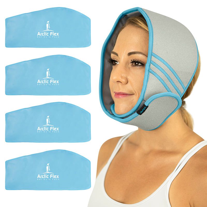 Face Ice Pack - Jaw & Wisdom Teeth Cold Wrap - Vive Health