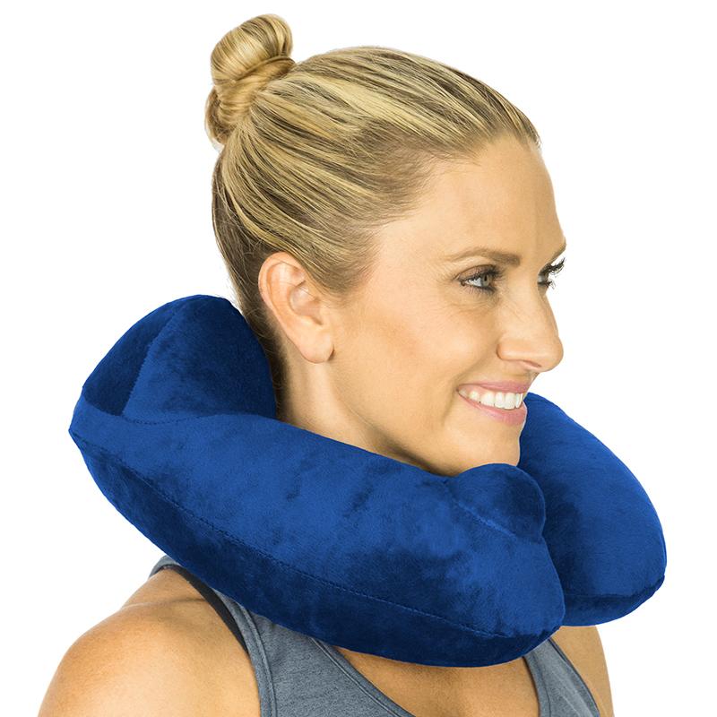 Travel Neck Pillow - Inflatable Headrest Support - Vive Health