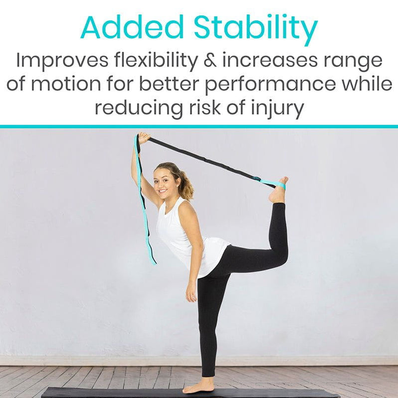 Stretch Out Strap - Yoga, Hamstring, Leg, Running & PT — Vive Health