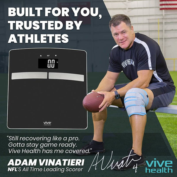 Smart Body Fat Scale - Digital Weight Device - Vive Health