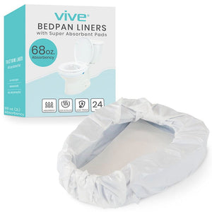 Bed Pan Liners - Disposable 24 pack — Vive Health