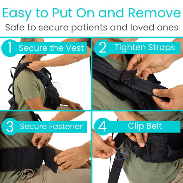 Transfer Harness Vest for Stable Transport - Vive Health