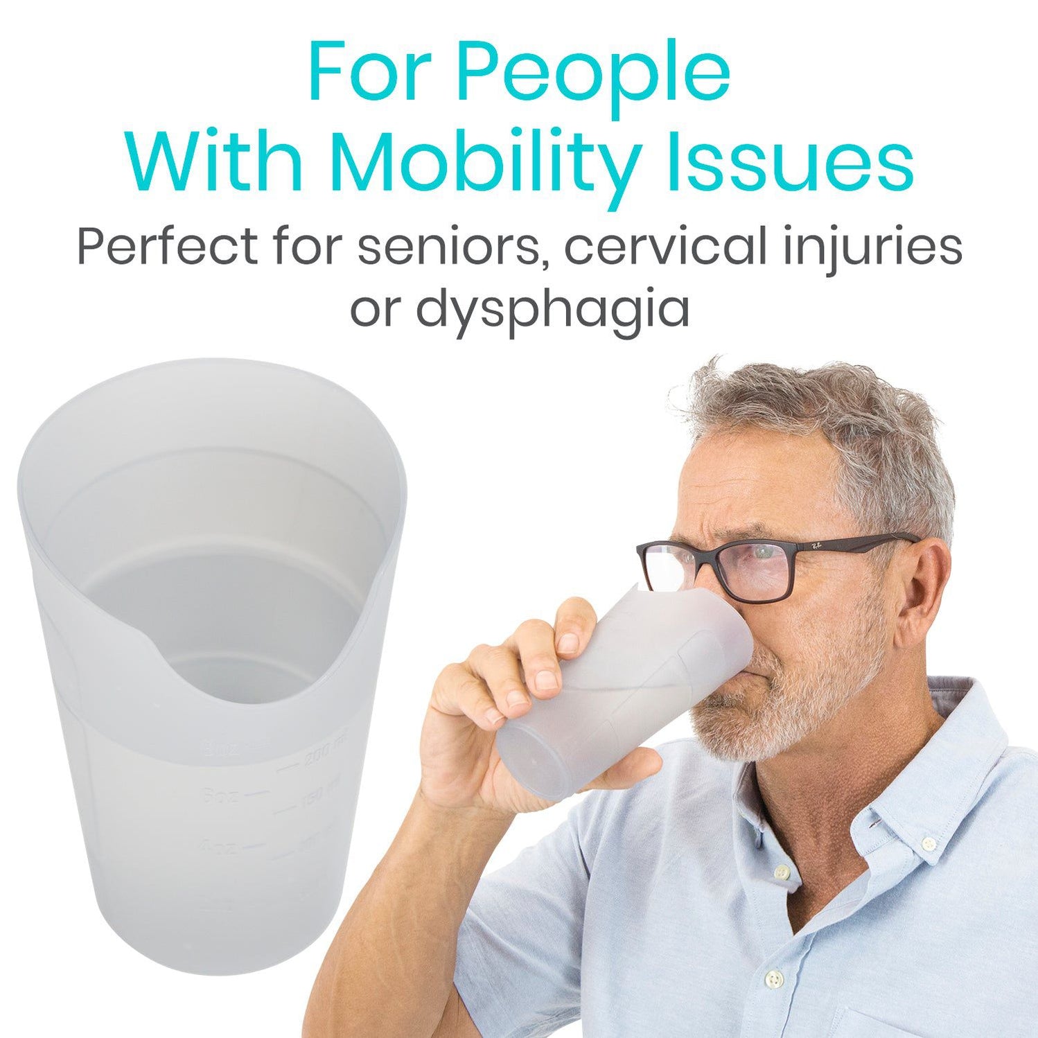 Nosey Dysphagia Cup - Adapted Drinking Aid — Vive Health
