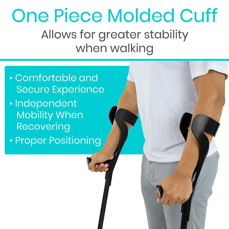 Forearm Crutches - Elbow & Arm Crutch for Walking — Vive Health