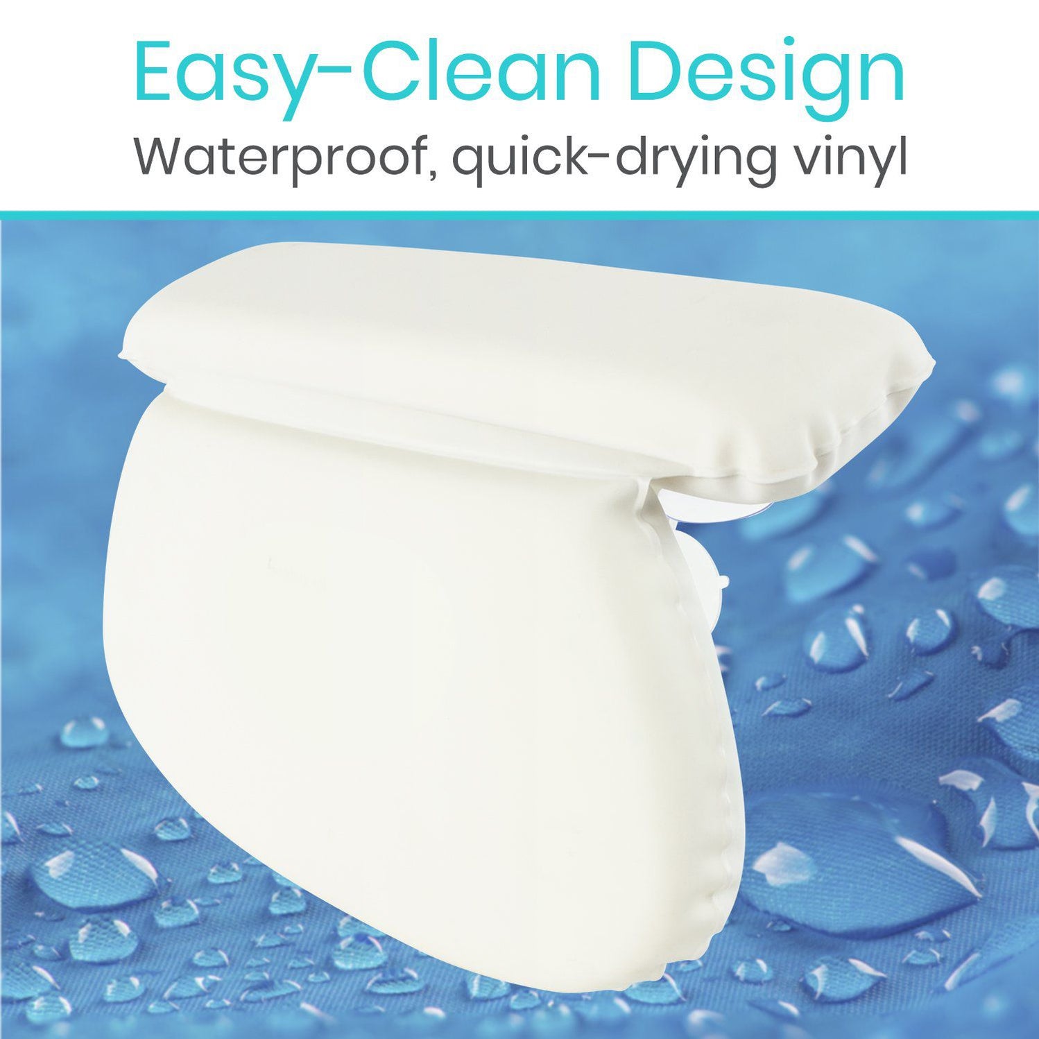 Bath Pillow for Spa - Back, Neck & Head Rest for Tub — Vive Health