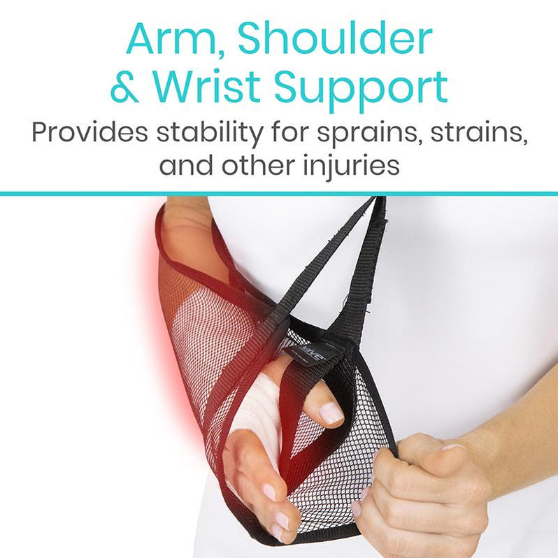 Mesh Arm Sling - Shoulder & Elbow Immobilizer - Vive Health
