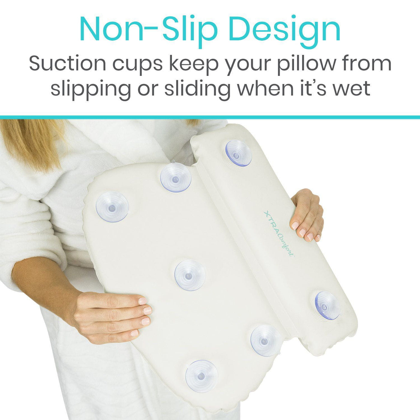 Bath Pillow for Spa - Back, Neck & Head Rest for Tub — Vive Health