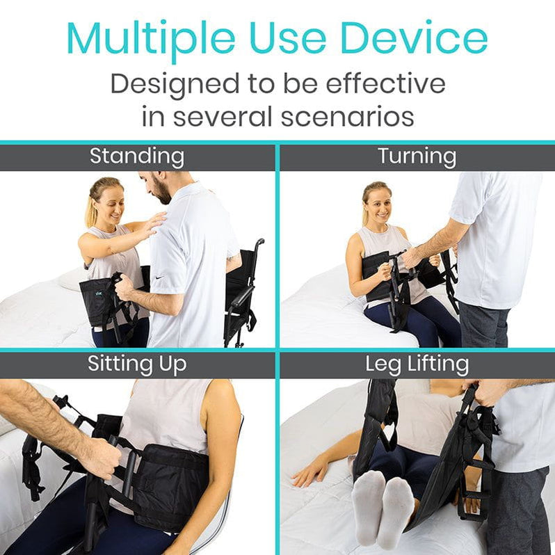 Transfer Sling Belt - Patient Assist With Handles — Vive Health