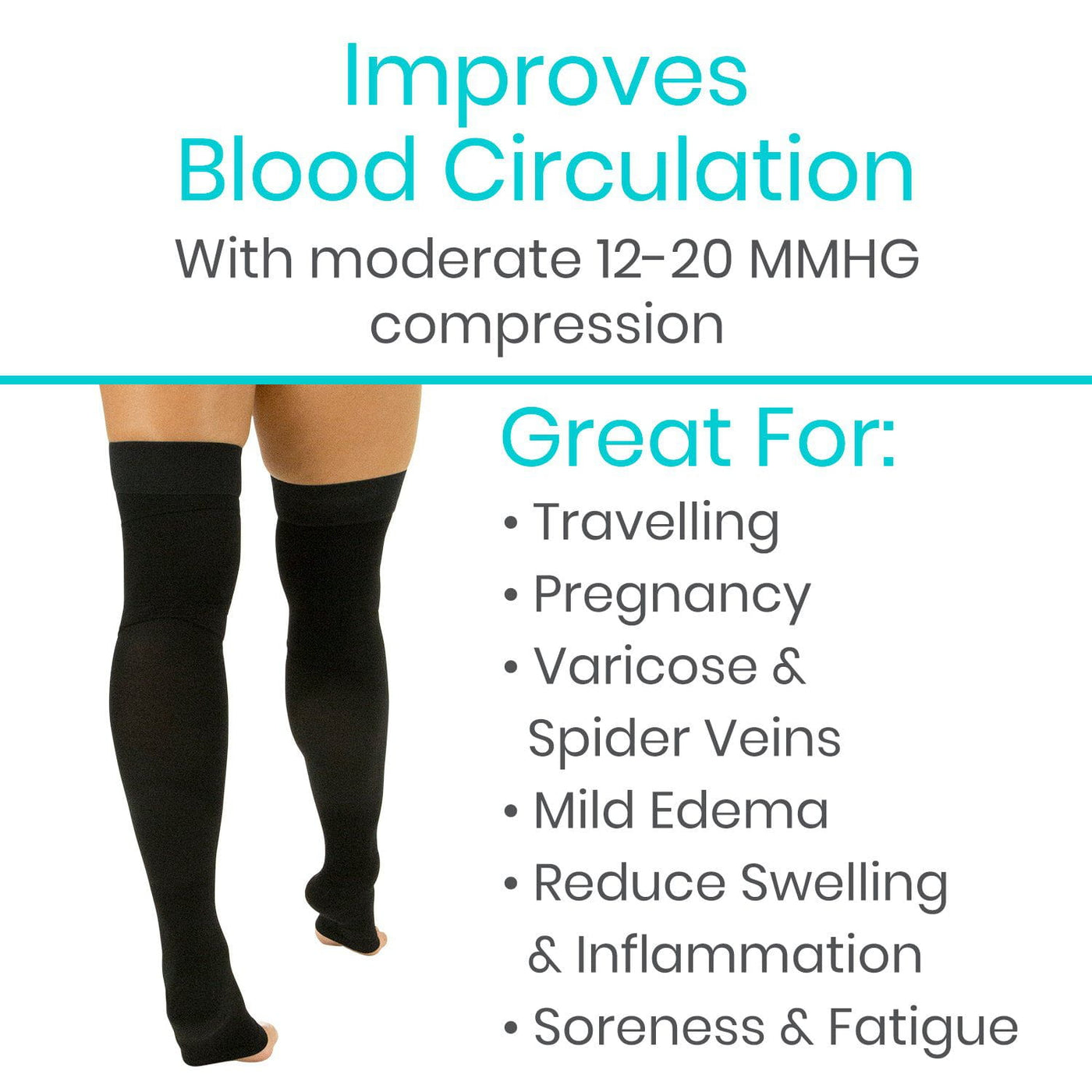 Thigh High Compression Stockings — Vive Health