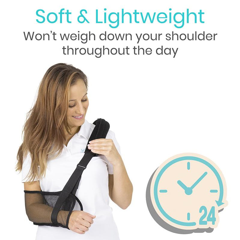 Mesh Arm Sling - Shoulder & Elbow Immobilizer - Vive Health