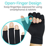 Copper Compression Gloves - Fingerless Arthritis Gloves — Vive Health