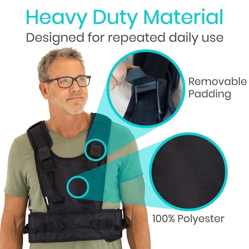 Transfer Harness Vest for Stable Transport — Vive Health