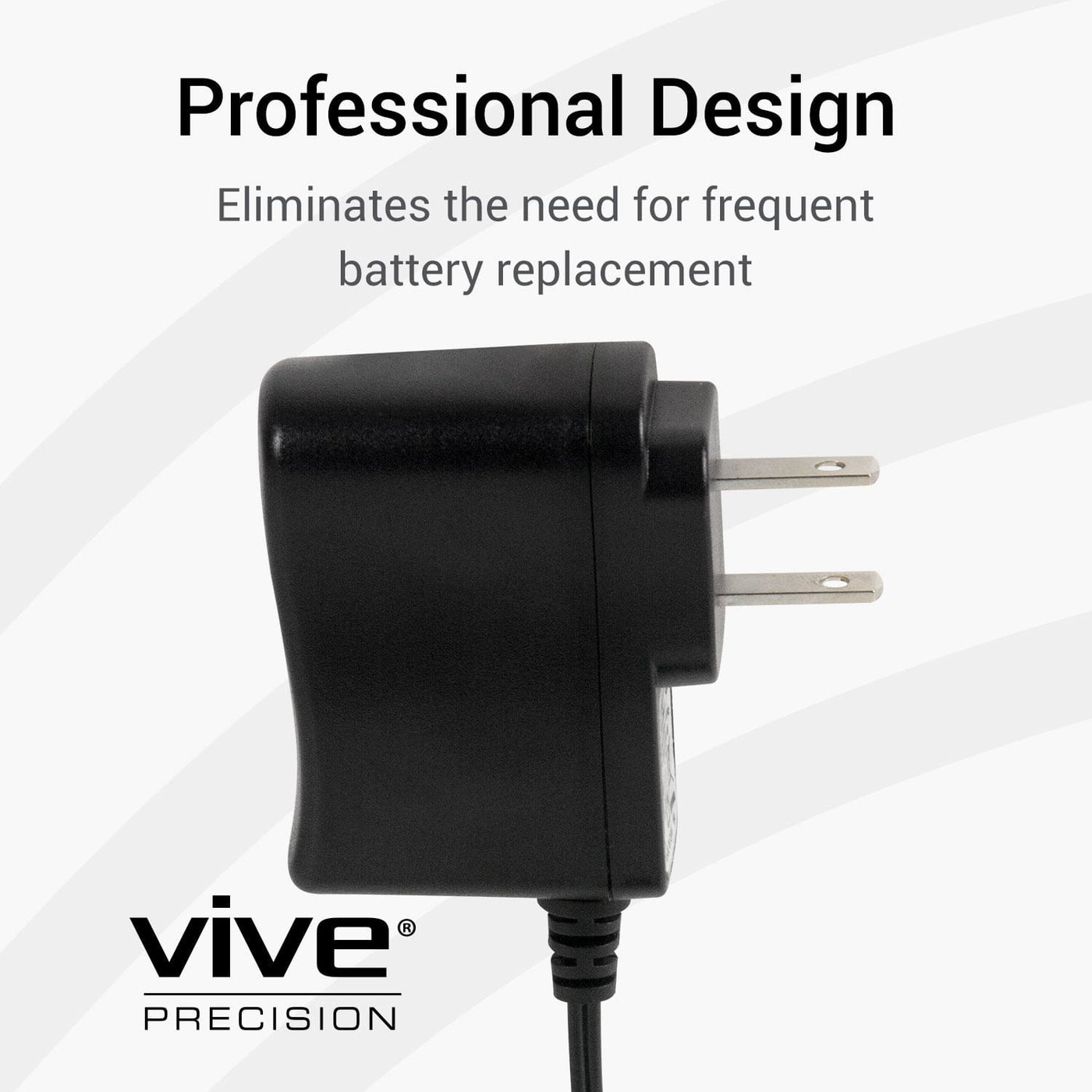 6V AC Adapter - Travel Power Adapter Plug for BPM — Vive Health
