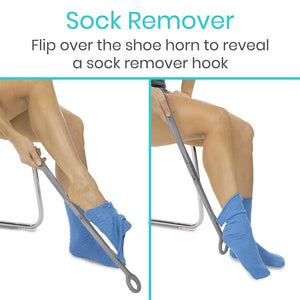 Sock Aid Kit - Long Handle Shoe Horn & Sock Remover — Vive Health
