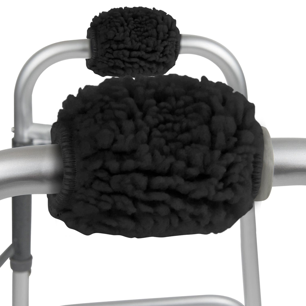 Sheepskin Padded Hand Grips for Folding Walker - Vive Health