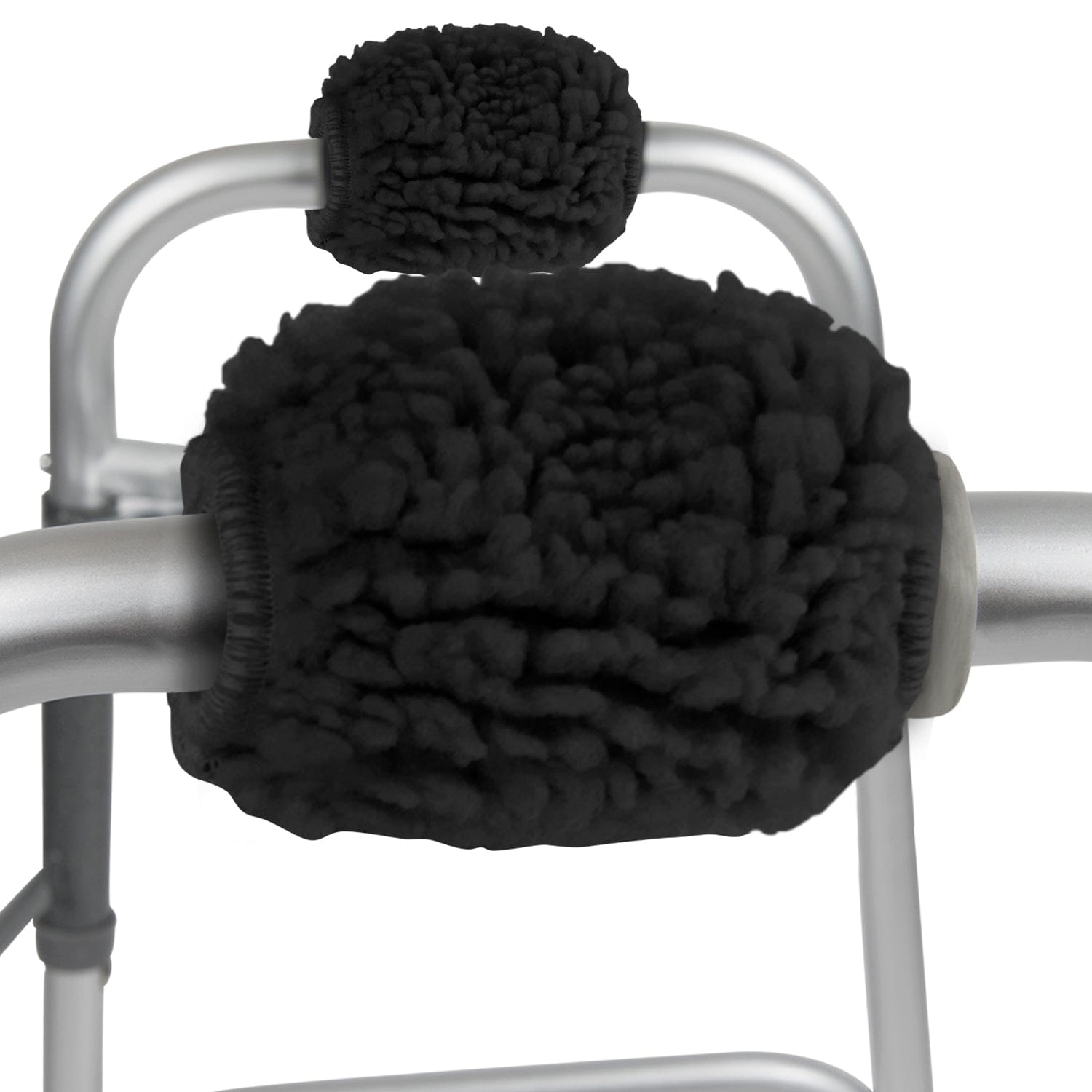 Sheepskin Padded Hand Grips for Folding Walker - Vive Health