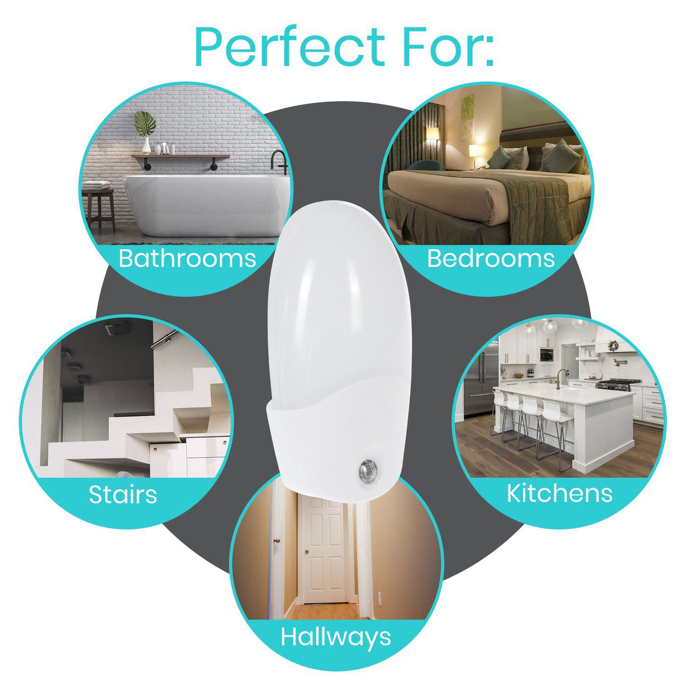 LED Night Light - Plug In (4 Pack) — Vive Health