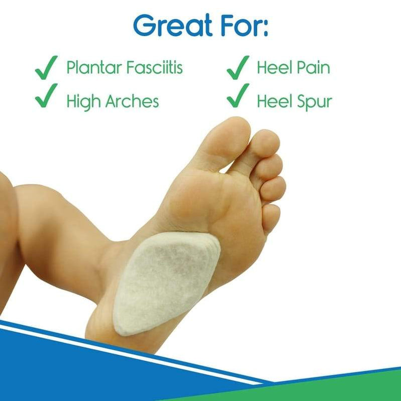 Foot Pads - Felt Arch Supports for Shoes — Vive Health