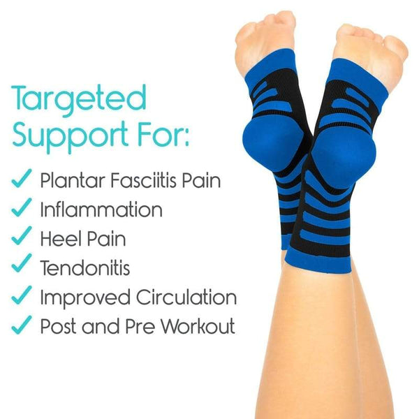 Compression Socks for Plantar Fasciitis & Arch Support - Vive Health