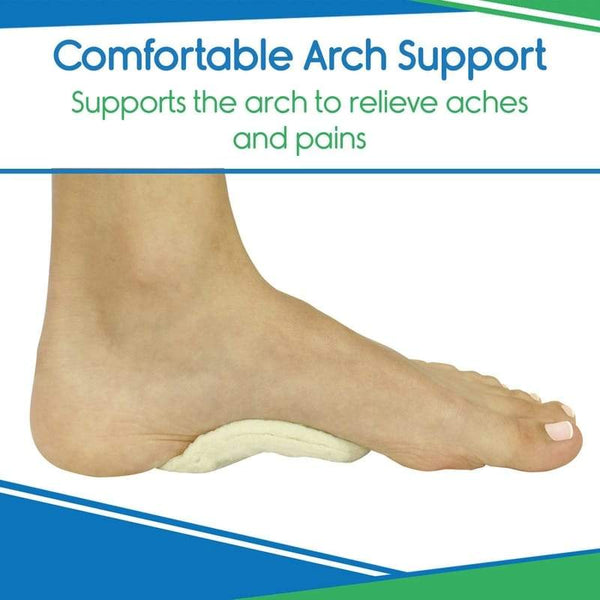 Foot Pads - Felt Arch Supports for Shoes - Vive Health