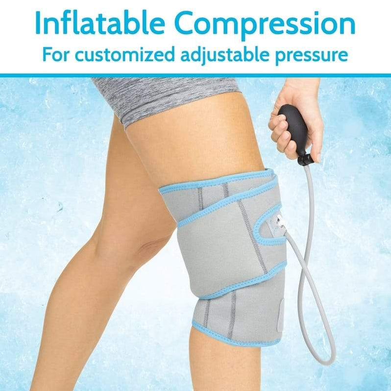 Compression Knee Ice Wrap - Cold Brace for Injury Recovery — Vive Health