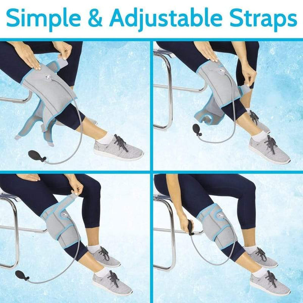 Compression Knee Ice Wrap - Cold Brace for Injury Recovery - Vive Health
