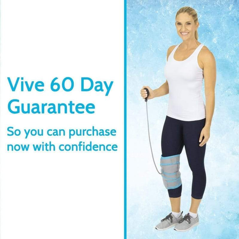 Compression Knee Ice Wrap - Cold Brace for Injury Recovery — Vive Health