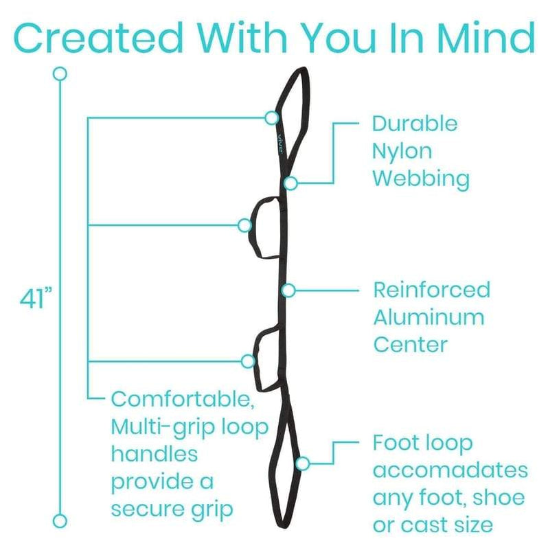 Multi-Grip Leg Lifter Strap - Lifting Mobility Aid — Vive Health