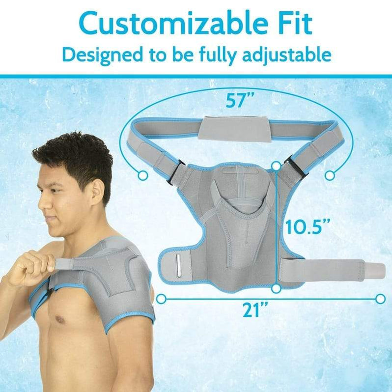 Shoulder Ice Pack Brace for Hot & Cold Therapy — Vive Health