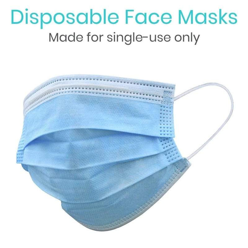 Standard Face Masks - Disposable 50 Pack — Vive Health