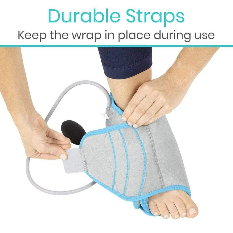 Compression Ankle Ice Wrap - Hot/Cold Support Pack — Vive Health