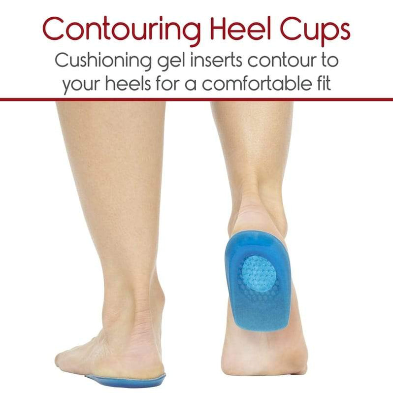 Gel Heel Cups - Cushioned Shoe Inserts — Vive Health
