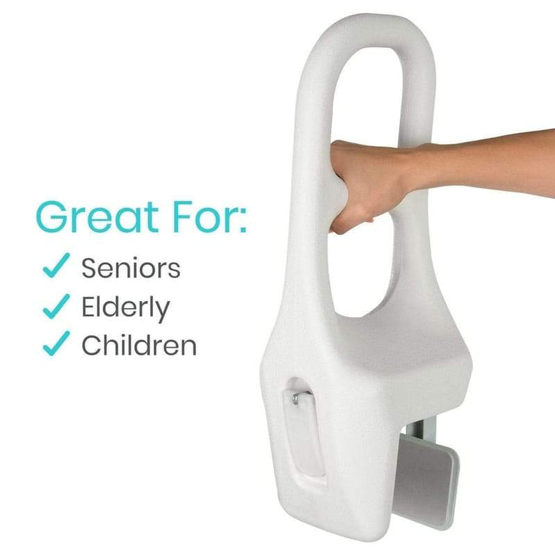 Bathtub Safety Rail - Tub Handrail & Grab Bar — Vive Health