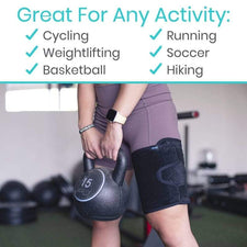 Thigh Support - Compression Wrap for Pulled Hamstring — Vive Health