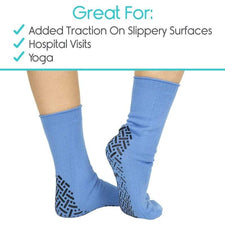 Non Slip Socks - Anti Skid Grip for Hospital & Adults — Vive Health