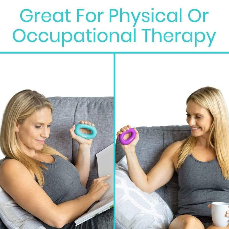 Hand Grip Strengthener Rings - Wrist & Forearm Workout — Vive Health