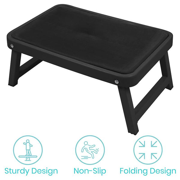 Folding Step Stool - Space-Saving Design - Vive Health