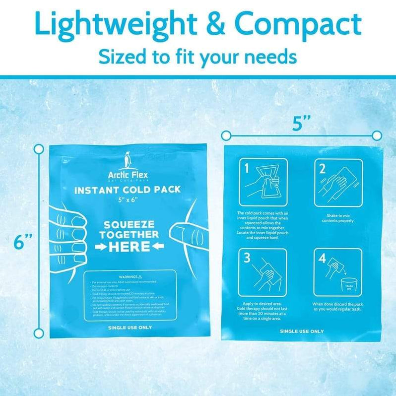 Instant Cold Packs - Single Use Injury Pain Relief — Vive Health