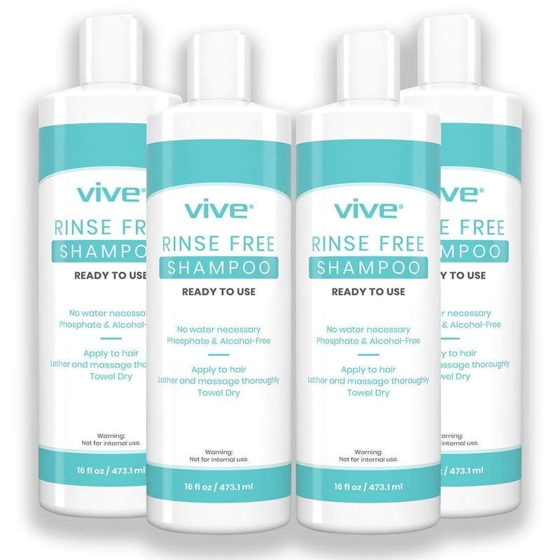 Rinse Free Shampoo - Waterless & No Rinsing Required - Vive Health