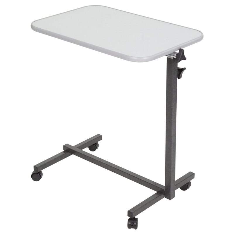 Compact Overbed Table - Tilting For Hospital Bed - Vive Health