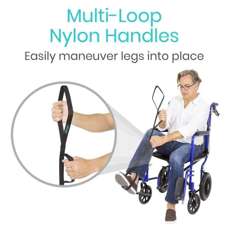 Multi-Grip Leg Lifter Strap - Lifting Mobility Aid — Vive Health