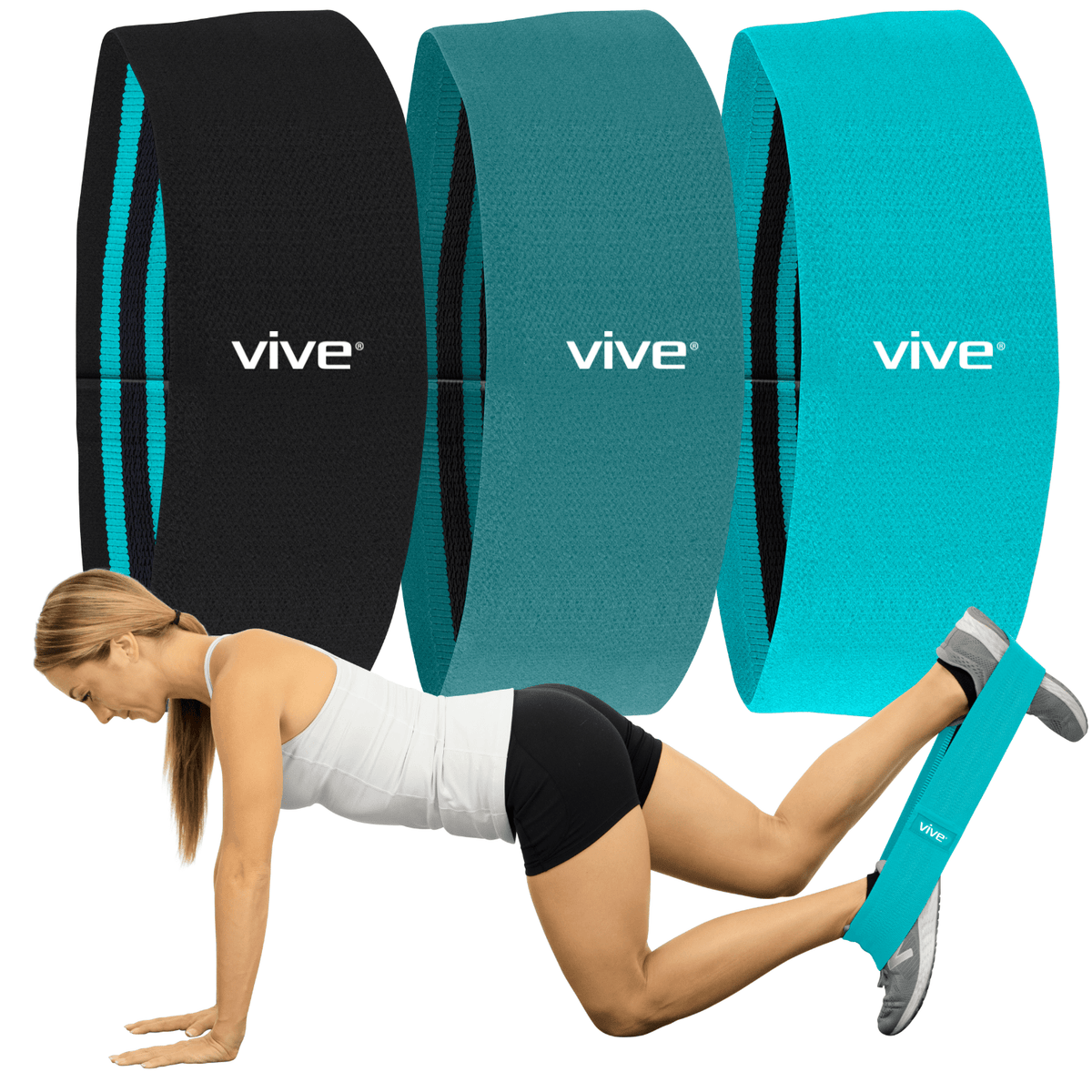 Fabric Resistance Bands - Non-Slip Loop — Vive Health