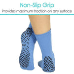 Non Slip Socks - Anti Skid Grip for Hospital & Adults — Vive Health