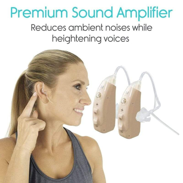 Outer Ear Hearing Amplifiers - Rechargeable Assist - Vive Health