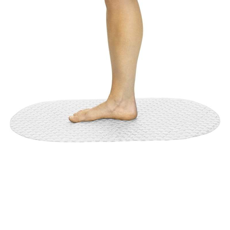 Oval Tub Mat - Non Slip for Bath & Shower Safety - Vive Health